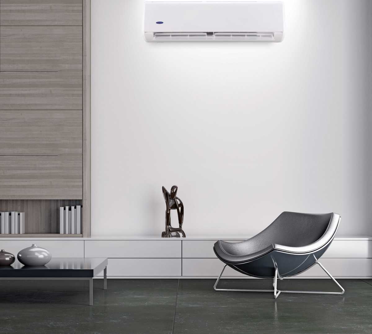 Supplied and installed Carrier Split System Air Conditioning